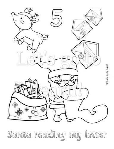 countdown to christmas coloring book