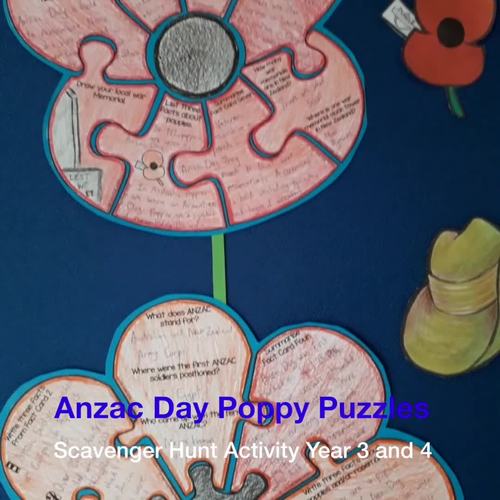 Anzac Day Activities Reading, Writing, Creative Thinking Bundle Year 3 ...