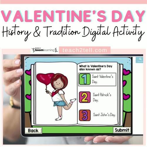 Valentine's Day Reading Comprehension Digital Activities by Teach2Tell