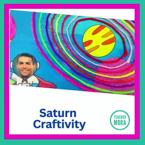 Saturn Craft Activity - Saturn Craftivity - Space - Planets - Personalized