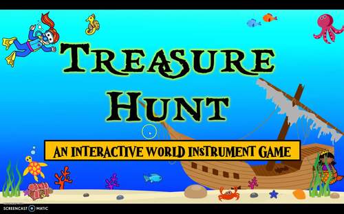 World Instrument Families Game - Treasure Hunt by Music with Jamie Eisler