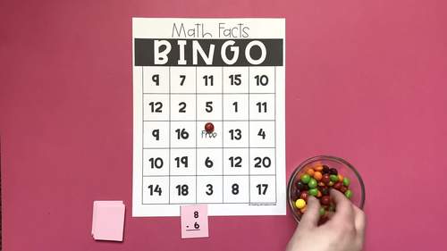 Math Facts Bingo by Teaching with Kaylee B | TPT