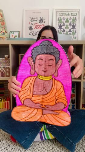 Ancient India Project Activity | Buddha 3D Craftivity | Ancient ...