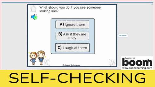 Social Emotional Learning Back to School SEL Digital BOOM Cards | TPT