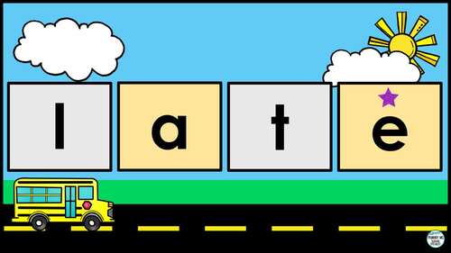 Back to School Silent E Phonics | Blending Boards | Google Slides ...