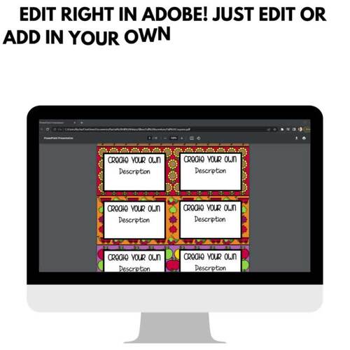 Customizable Coupons for Rewards and Incentives | Fall Theme | TPT