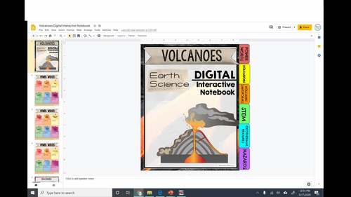 Volcanoes Interactive Notebook | Parts of a Volcano | Volcano ...