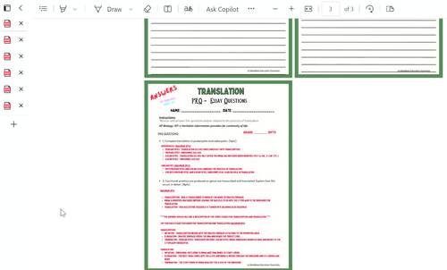 AP Biology Bundle: Unit 6.3-6.4 Transcription and Translation | TPT