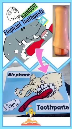 Elephant Toothpaste Science Experiment Poster | STEM Chemistry ...