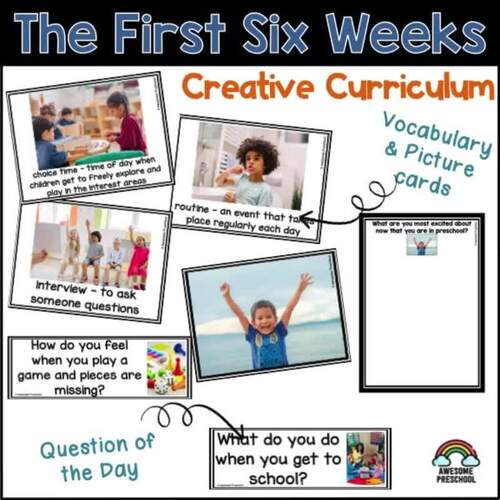 First Six Weeks - LATEST VERSION (Creative Curriculum®) by Awesome ...