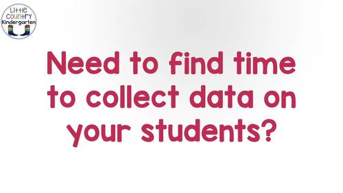 Kindergarten Data Tracking - Student Data Tracking Sheets for Data ...