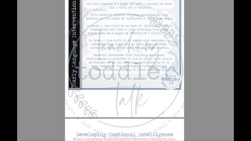 Building Emotional IQ & Self-Regulation | Receptive & Expressive Early ...