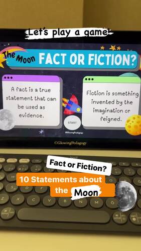 The Moon: Fact or Fiction? Interactive Digital Game for Kids |Science ...