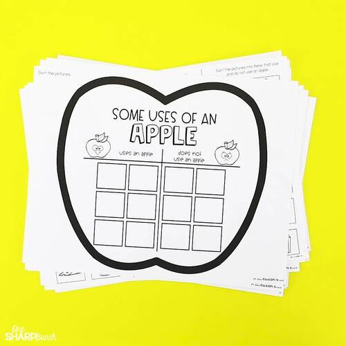 All About Apples Craft, Apple Investigation Science Activities, Apple ...