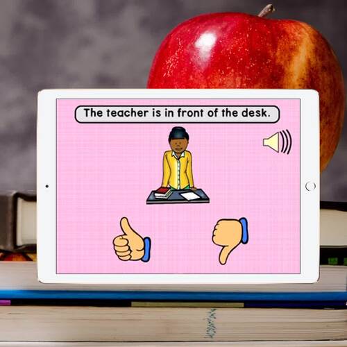 Prepositions of place with audio | Boom cards by LOL - Life of Learning