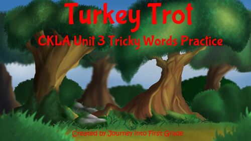 CKLA First Grade Unit 3 Skills Tricky Word Digital Activity | TPT