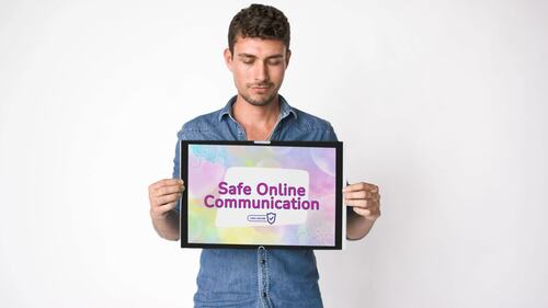 Safe Online Communication Posters (Set of 5)| Digital Printable ...