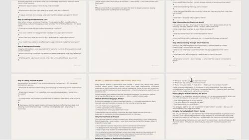 Couples Therapy Workbook Healing Relationship Journal Emotional ...