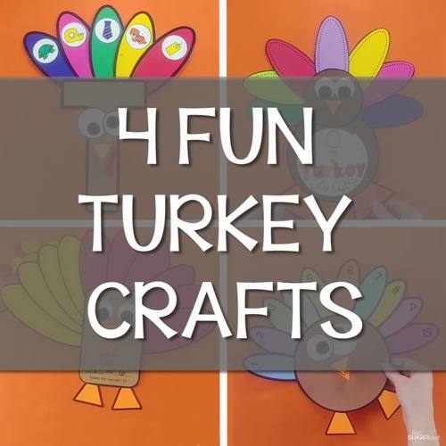 Turkey Craft Bundle Thanksgiving Craft | Decomposing Turkey | Turkey ...