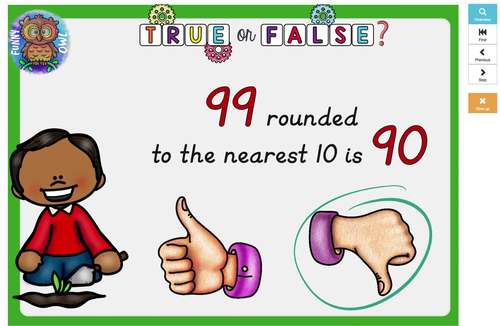 Rounding Numbers Boom Cards | Rounding 2 digit Numbers to the Nearest ...