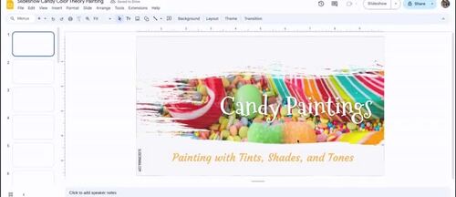 Candy Paintings! Color Theory (tones, tints, shades) & Pop Art! | TPT