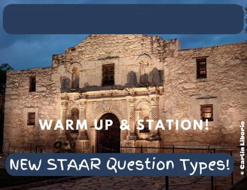 Revising Warm Up & Station (4th grade) -SS Set #3- Texas Landmarks ...