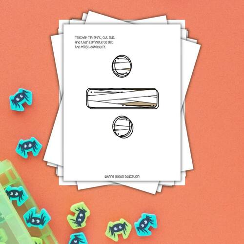 Halloween Mummy Bulletin Board Display Letters Classroom Decor | TPT