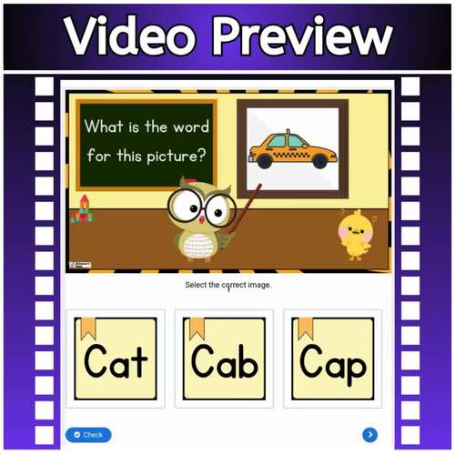 Correct Words: CVC Vowel Words Digital Resources by Schooler's Mate