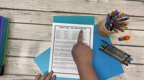 Chapel Skit Holy Week for Lower Elementary by Teach by Faith | TpT