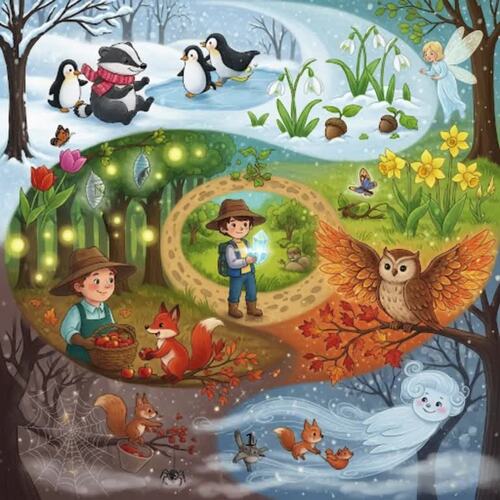 The Magical Story of the 12 Months – A Journey Through the Year 53 Pages