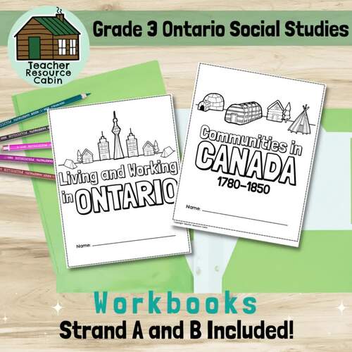 Grade 3 Ontario Social Studies Bundle by Teacher Resource Cabin | TPT