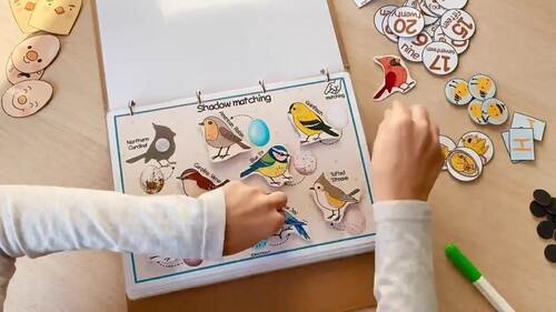 Spring Busy Book | Preschool Learning Binder for Toddlers Activity Book