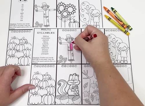 Fall Apraxia Homework by Speech Tea | TPT