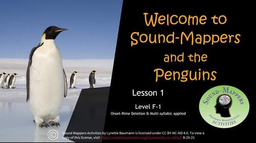 BUNDLE: Sound-Mappers & Penguins 2 - Level G, Lessons G-1 & G-2