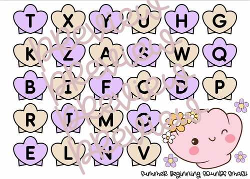 Summer Seashells - Beginning Sounds - Smash - Pre-K & Kindergarten Center