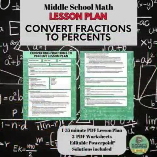 PERCENTS BUNDLE-Middle School Math for 5th and 6th Grade Students