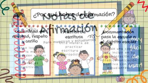 Notas Positivas de Afirmación en Español / Positive Affirmation Notes ...