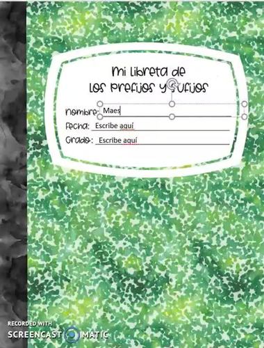 Prefijos y sufijos | Libreta digital | Spanish prefixes and suffixes