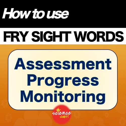 Fry Sight Words - How to use... ASSESSMENT CHECKLIST printable sheets ...