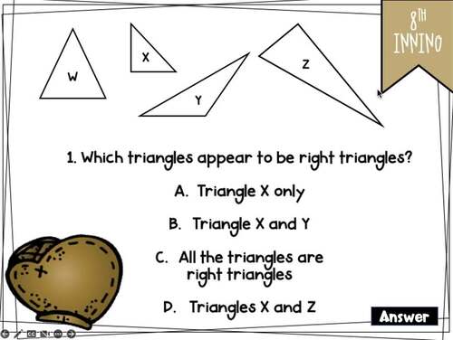 Baseball 4th Grade Math Review by Will Teach For Tacos | TPT