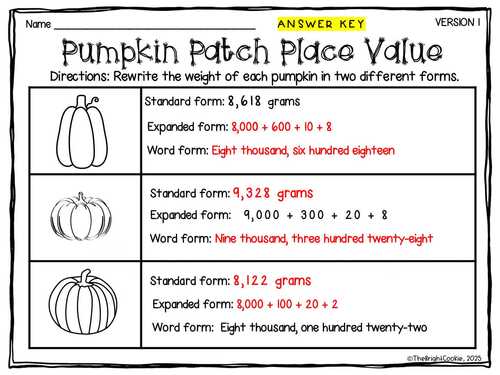Pumpkin Math Activities & Logic Puzzle- 3rd & 4th Place Value, Basic ...
