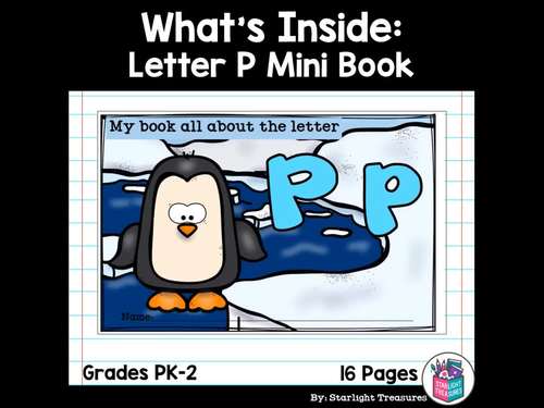Alphabet Letter of the Week: The Letter P Mini Book by Starlight Treasures