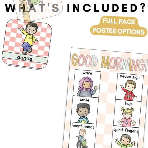 Calm Pastel Classroom Decor | Greeting Posters | Editable | *NEW
