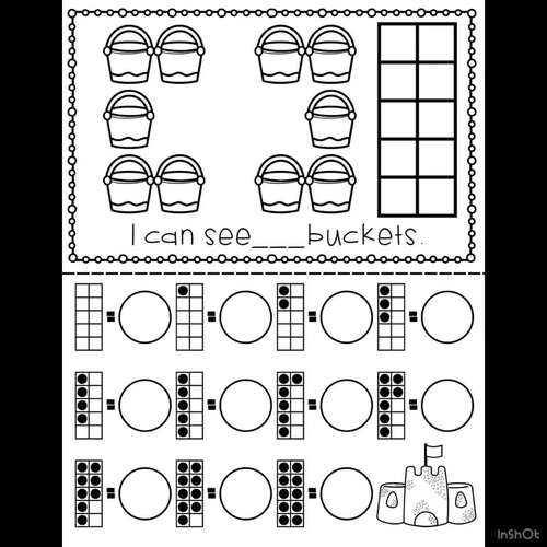 Counting Numbers to 10 Mini-Math Book: Engaging Printables for Kindergarten