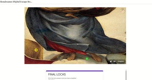 Renaissance DIGITAL ESCAPE ROOM for Google Drive® by Think Tank | TpT