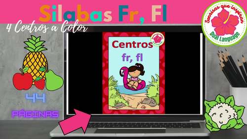 Centros Silabas Trabadas Fr Fl, Blended Syllables Fr, Fl in Spanish