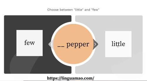 Few vs little. Interactive genially quiz by Linguamao ESL | TPT