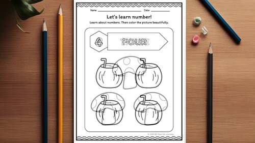 Let’s Learn Numbers 1–20! | Read, Count & Color with Fruits ...