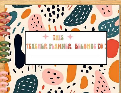 Teacher Planner |BOHO RAINBOW |GoodNotes & BINDER | STICKERS by ...