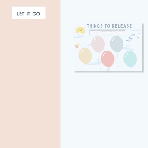 Things to release, anxiety coping skills, worries, unhelpful thinking ...